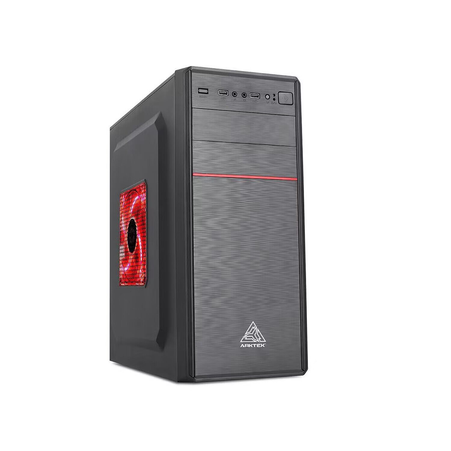 ARKTEK Full ATX Case with support for DVD + 230W PSU – Metropolis